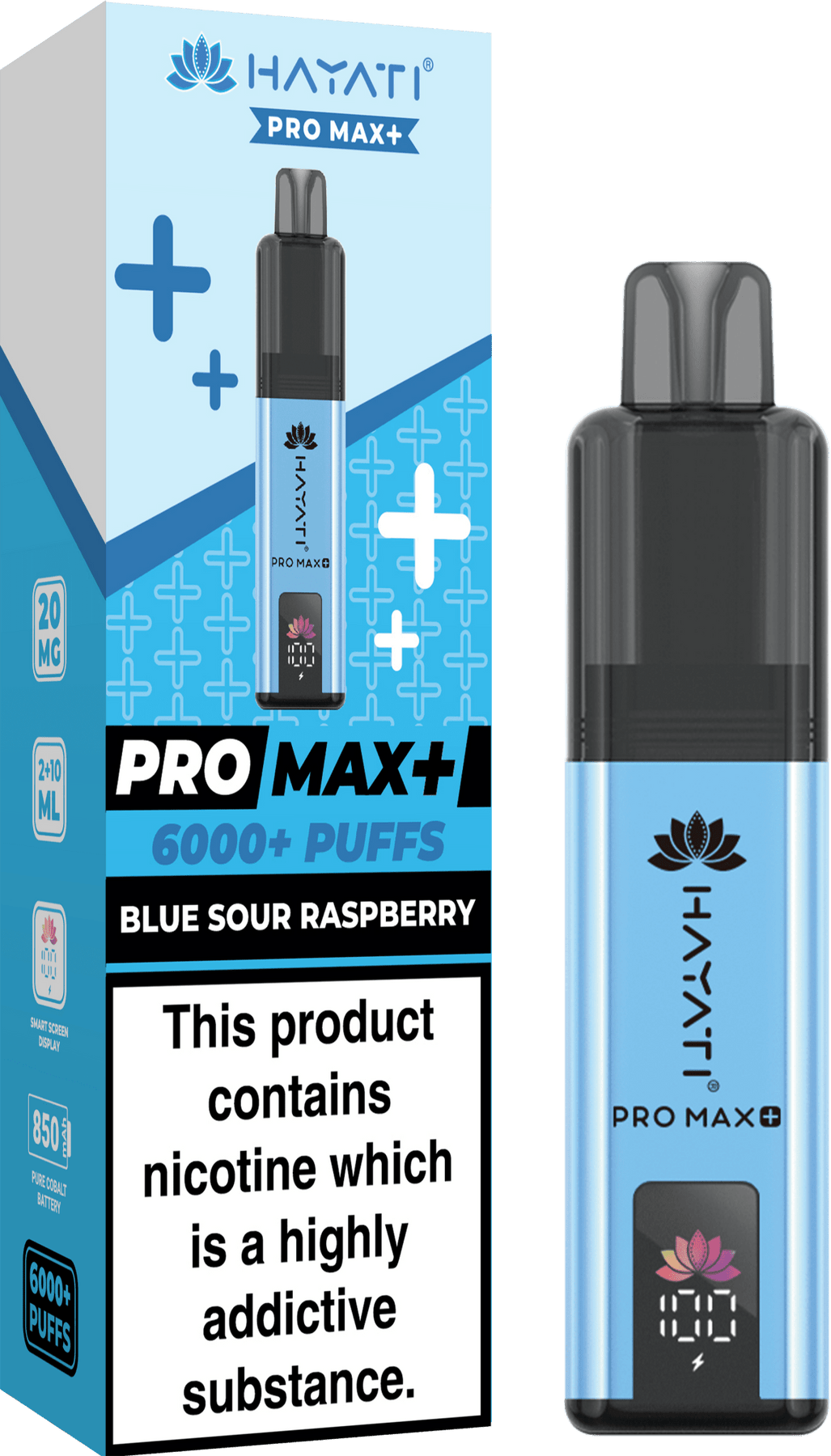 Hayati Pro Max+ 6000 Puffs Vape Box of 5